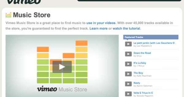 Vimeoが動画に使える音楽を提供する「Vimeo Music Store」をオープン!